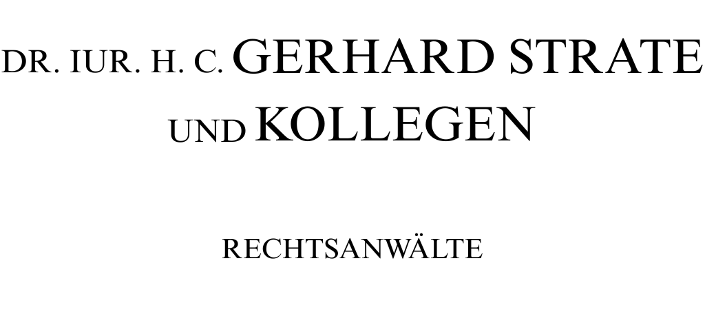 HRRS • Strate und Kollegen